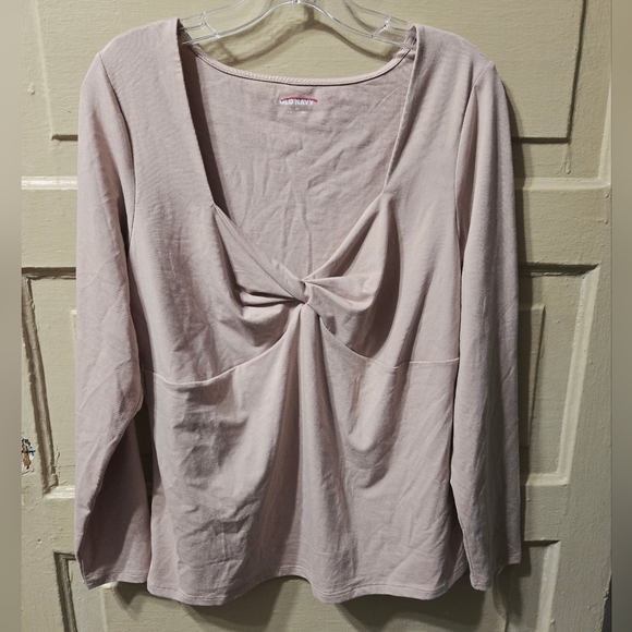 Old Navy | Tops | Old Navy Twist Front Sea Salt Long Sleeve Top Nwt ...